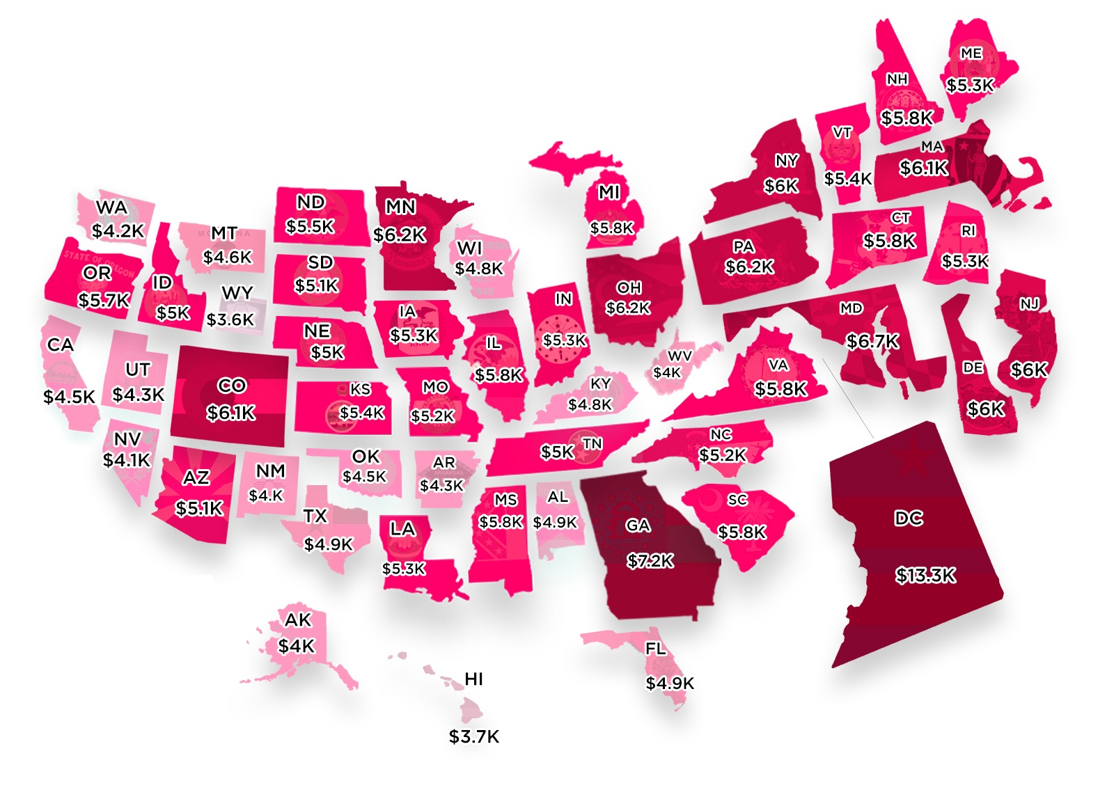 Visualizing America’s Student Debt by State