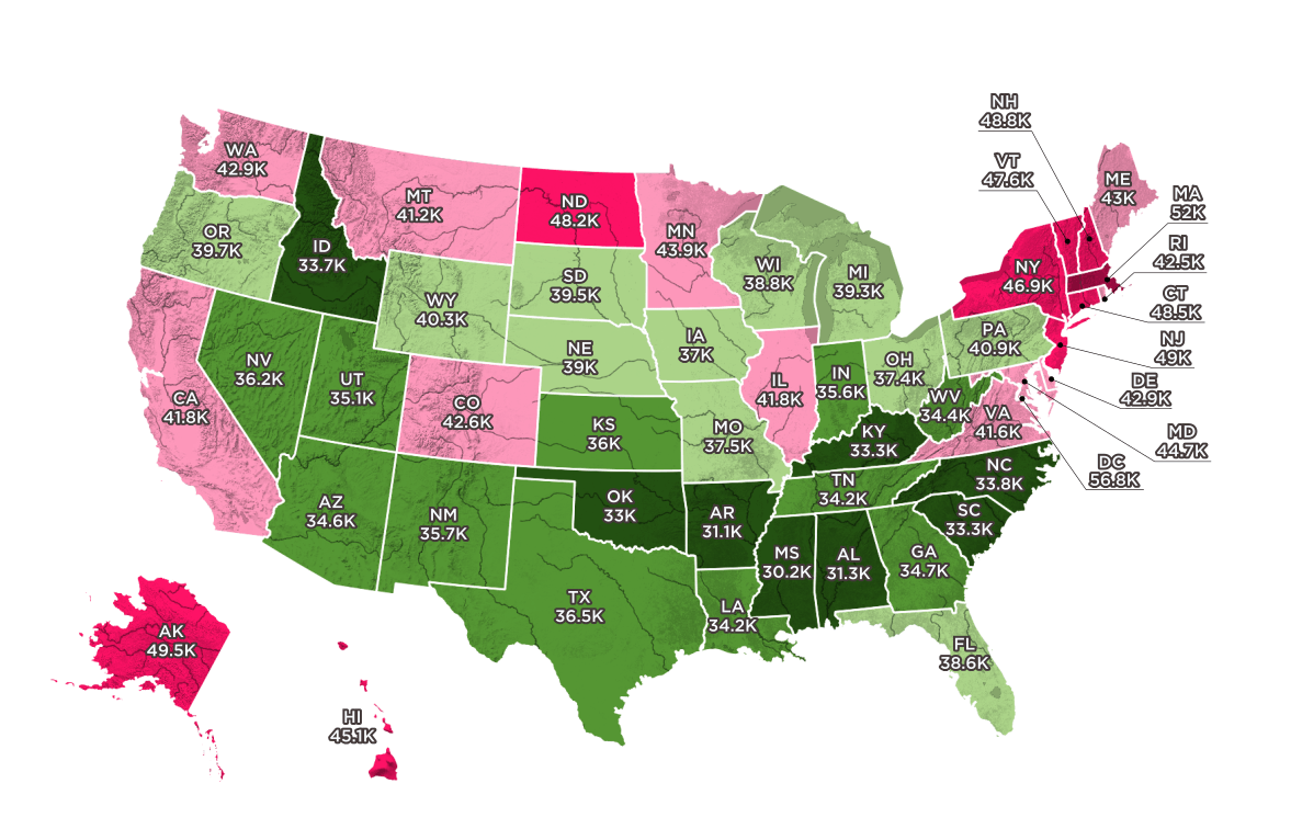 American Consumption Greatly Varies by State. See Where the Biggest ...