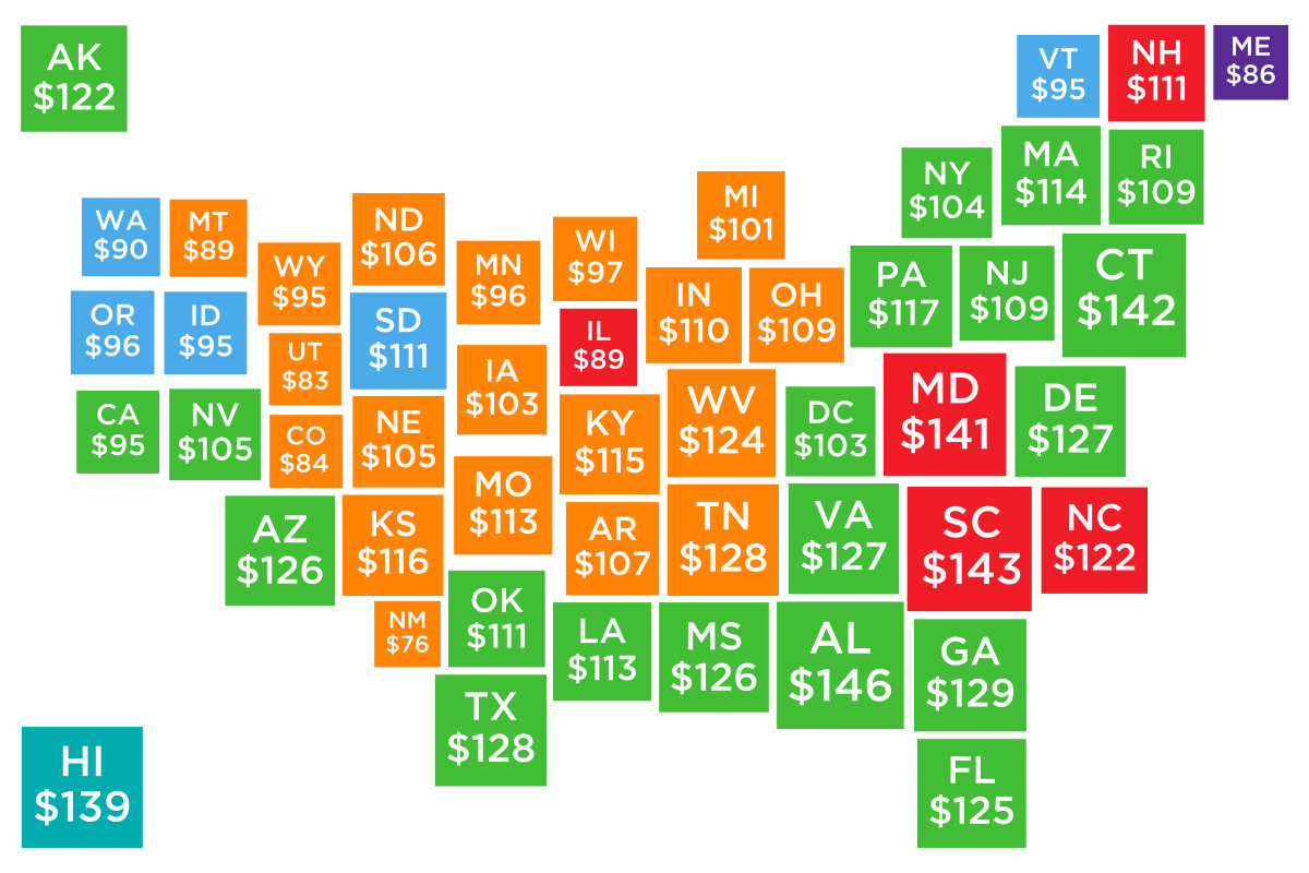 This Map Shows How Your Energy Source is Driving Your Electricity Bill